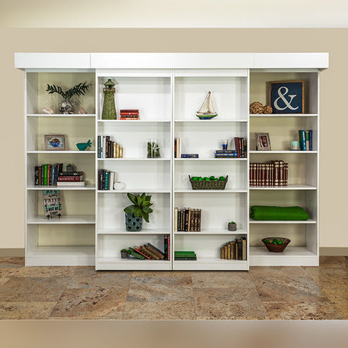 IN STOCK FULL SIZE Majestic Library Bed – MurphyBedDepot
